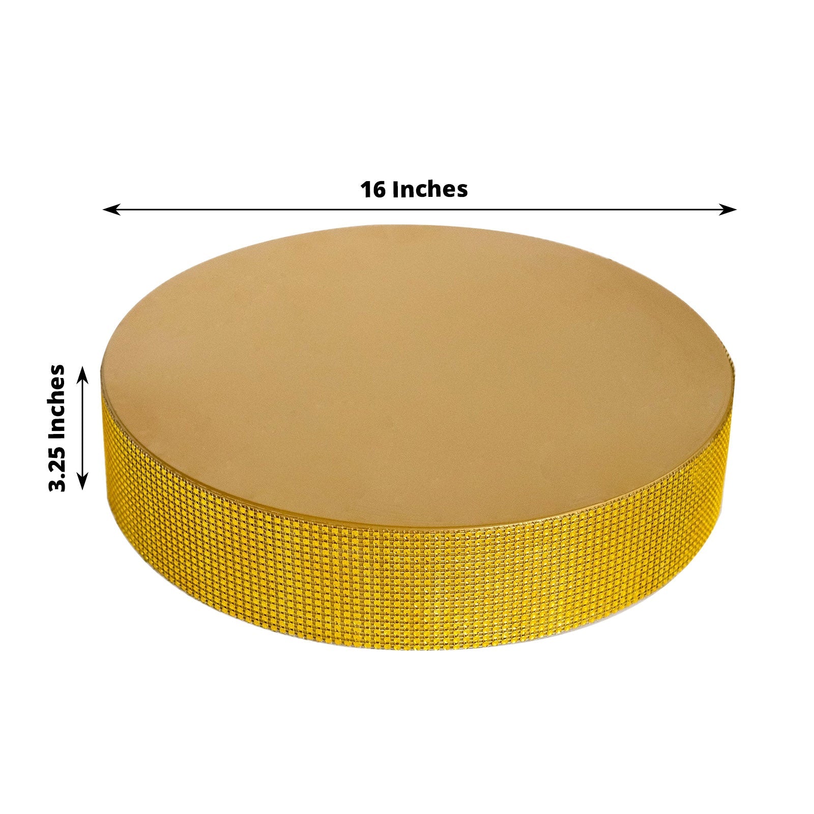 Gold Round Metal Pedestal Stand, Dessert Table Display Centerpiece ...