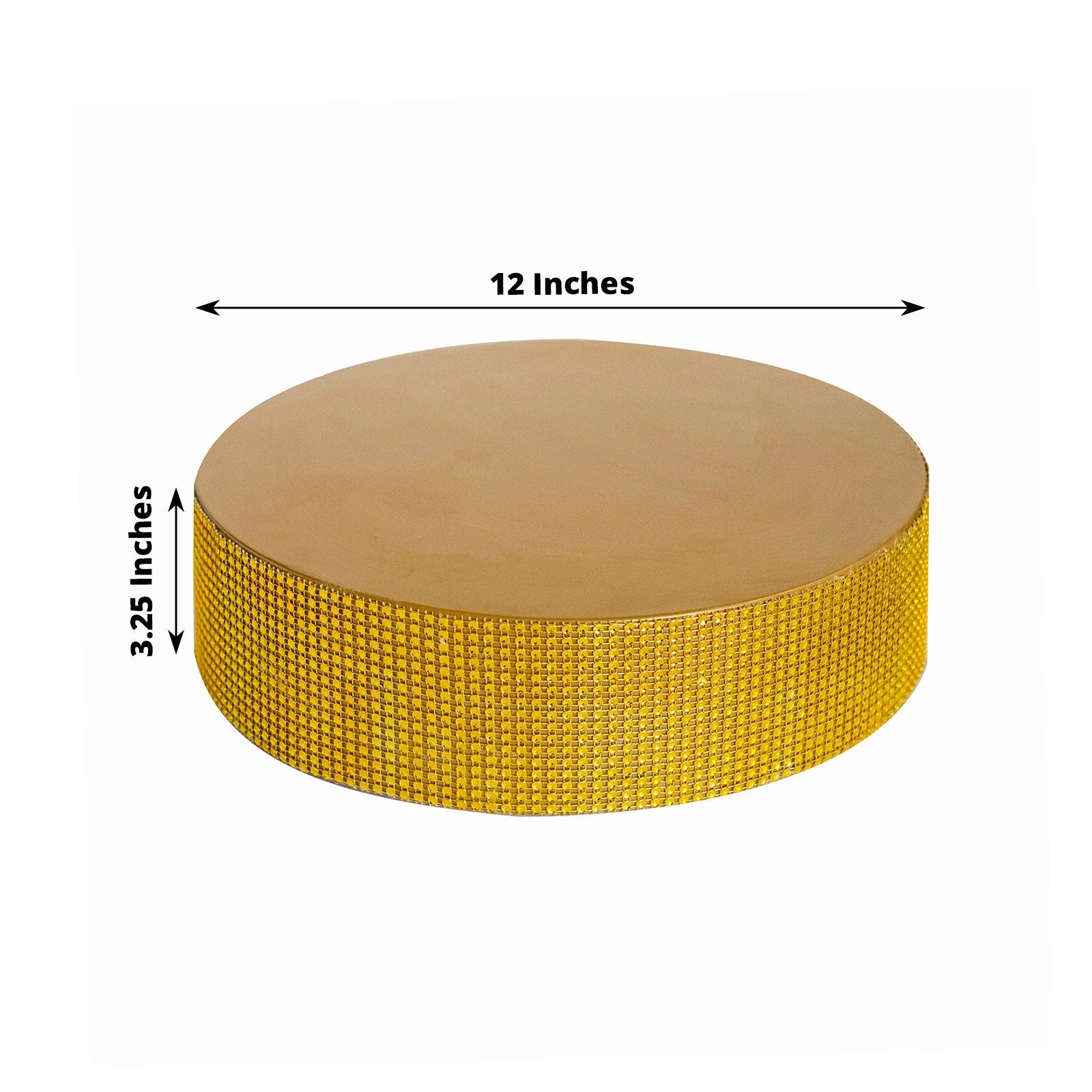 Gold Round Metal Pedestal Stand, Dessert Table Display Centerpiece ...