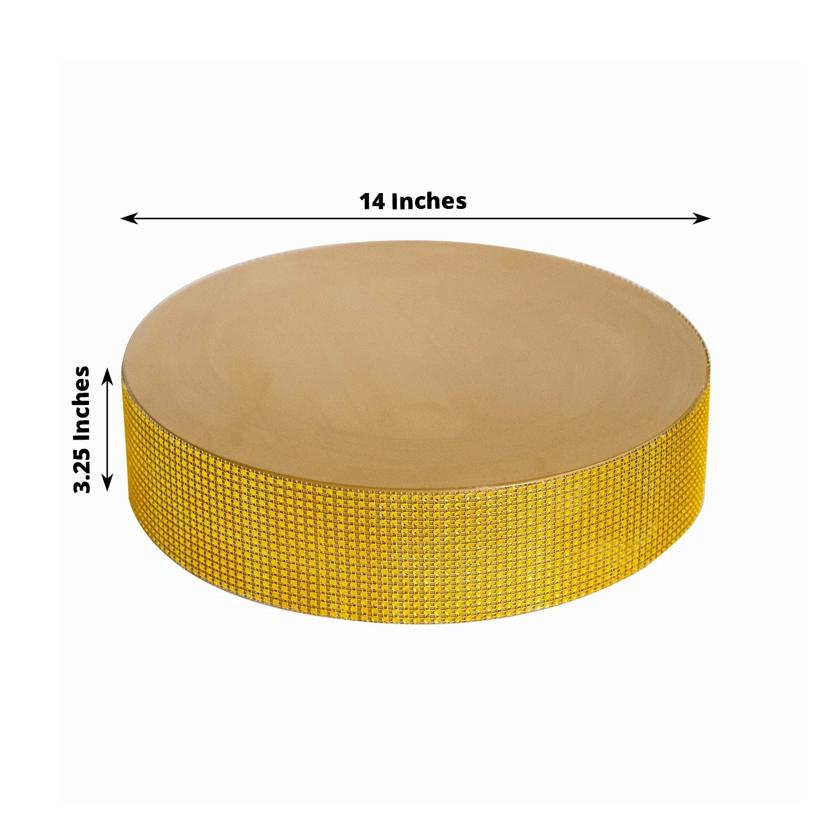 Gold Round Metal Pedestal Stand, Dessert Table Display Centerpiece ...