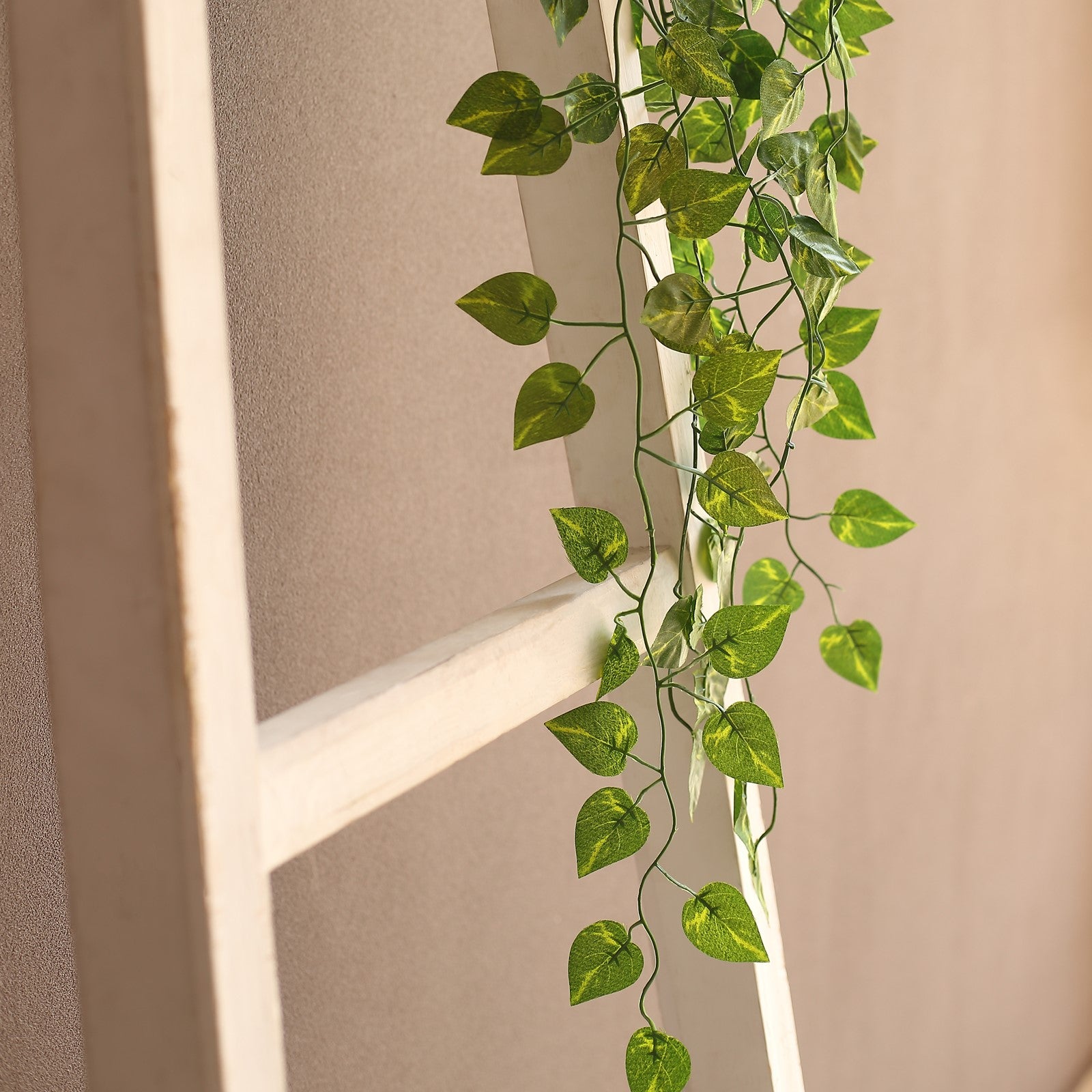 4 Pack Green Silk Pothos Artificial Hanging Plants, Fake Foliage Ivy L ...