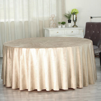 Seamless Premium Velvet Round Tablecloth – eHomemart