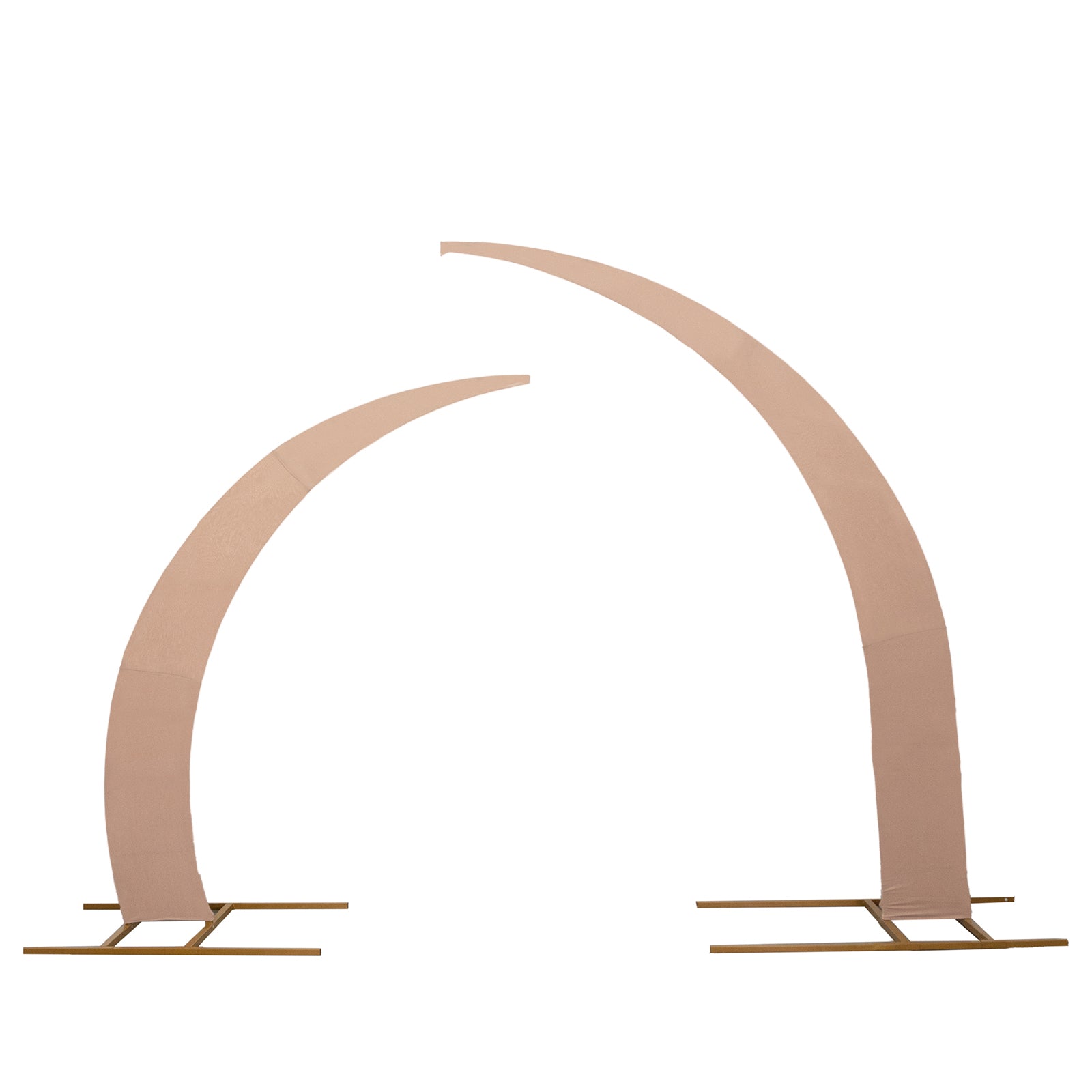 Spandex Half Crescent Moon Arch Covers, Fitted Backdrop Stand Cover ...