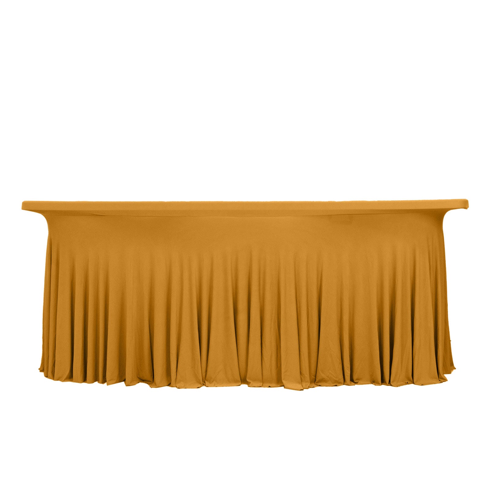 Wavy Spandex Fitted Rectangle Tablecloth With Ruffles – eHomemart