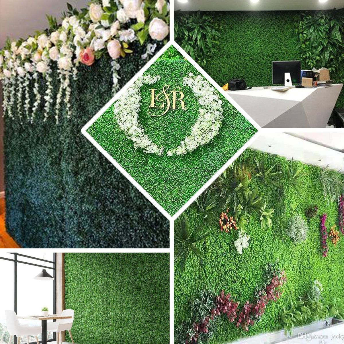 Dark Green Boxwood Hedge Garden Wall Mat – eHomemart