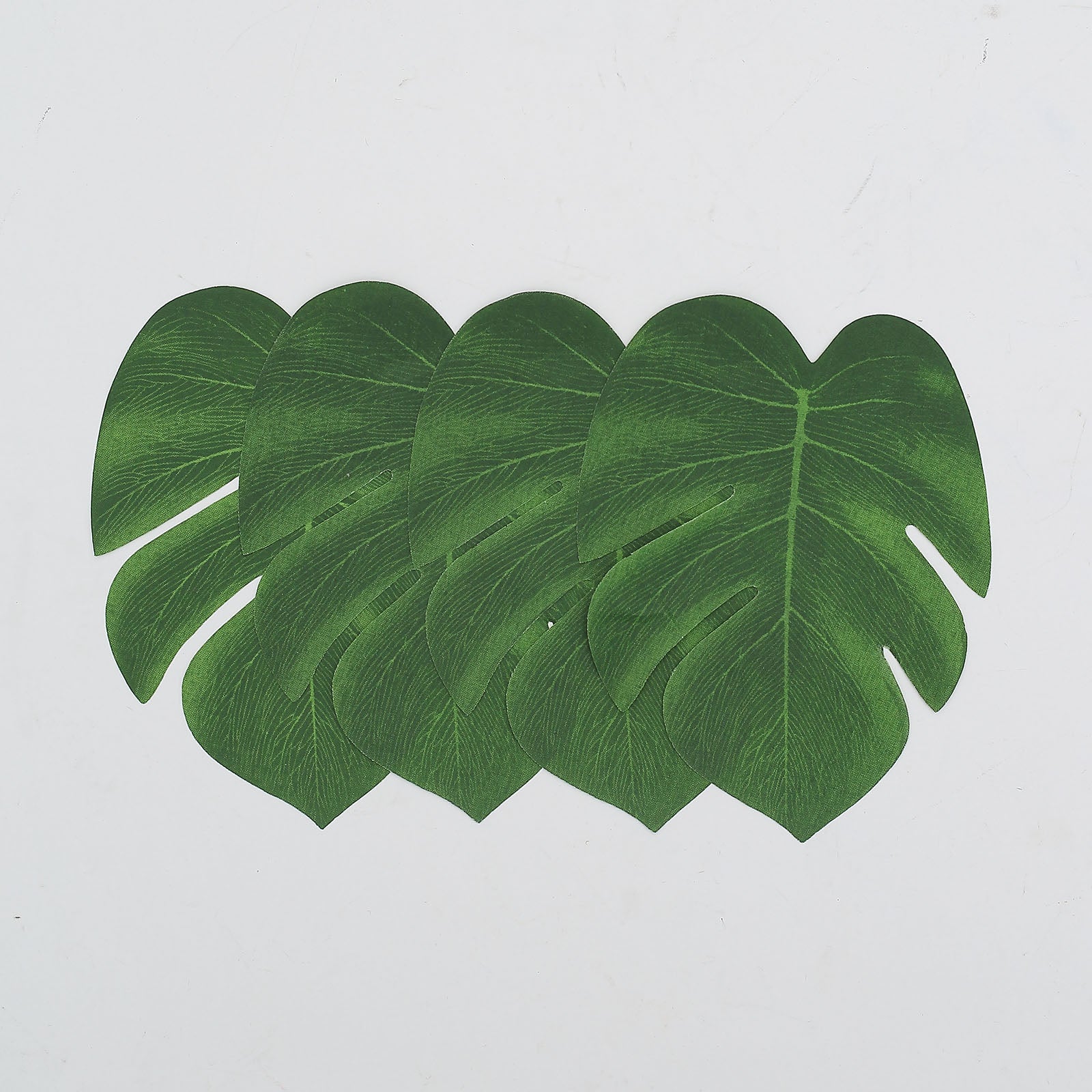 28 Pack | Green And Gold Artificial Jungle Theme Palm Leaves, Assorted ...