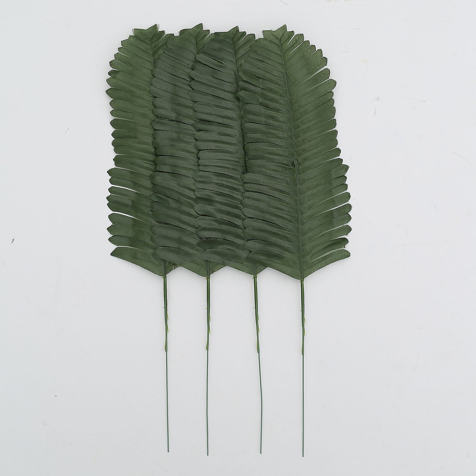 28 Pack | Green And Gold Artificial Jungle Theme Palm Leaves, Assorted ...