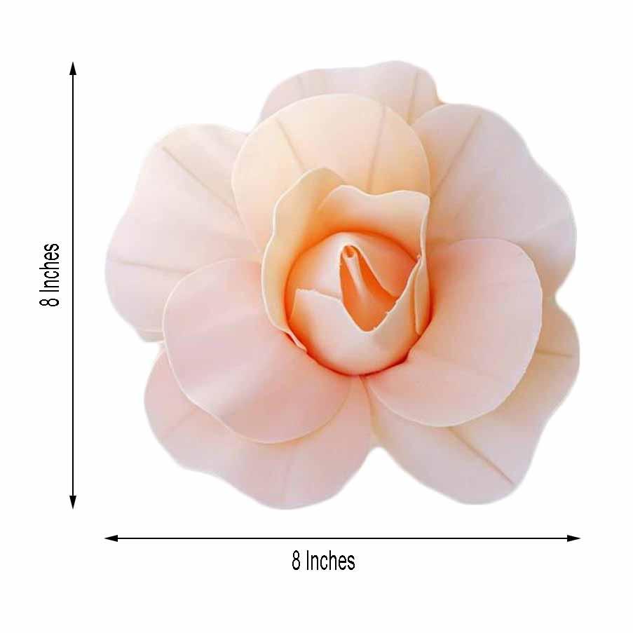Real Touch Artificial Foam DIY Craft Roses 8" – eHomemart