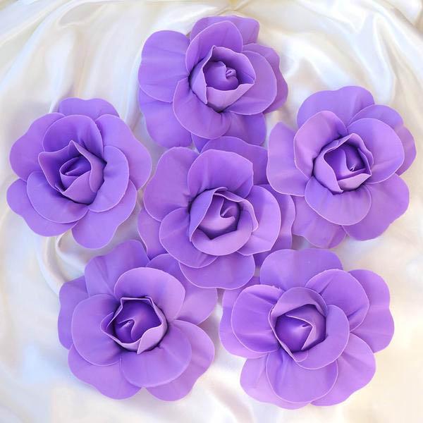 Real Touch Artificial Foam DIY Craft Roses 8" – eHomemart