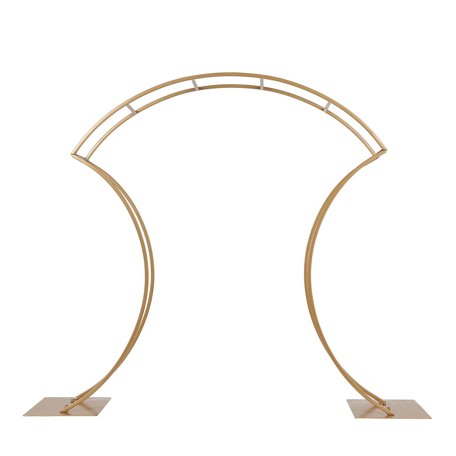 Gold Metal Floral Arch Frame Table Centerpiece | eHomemart