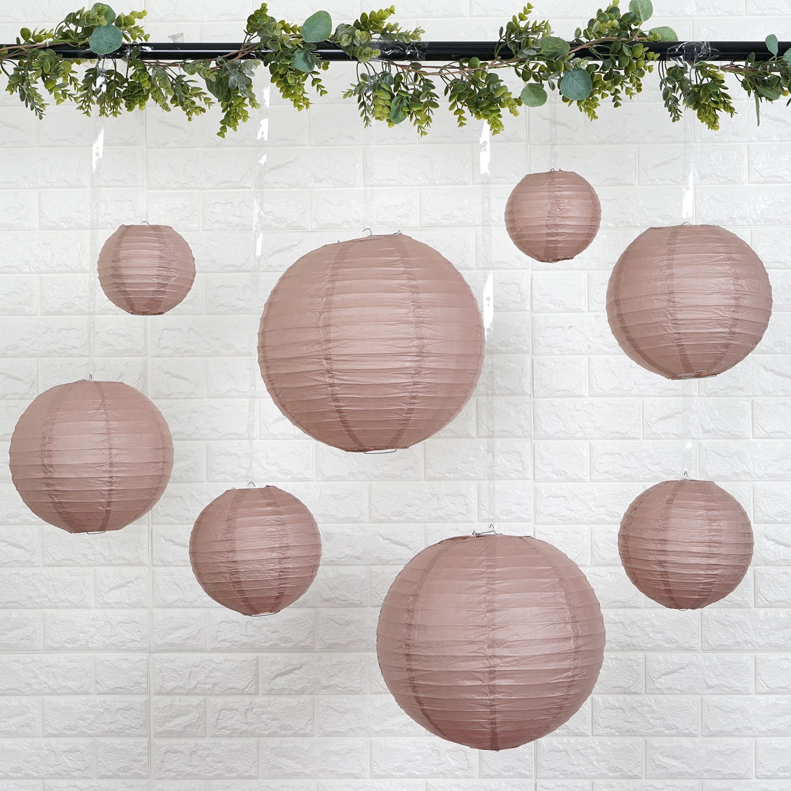 Hanging Paper Lanterns Assorted Sizes | eHomemart