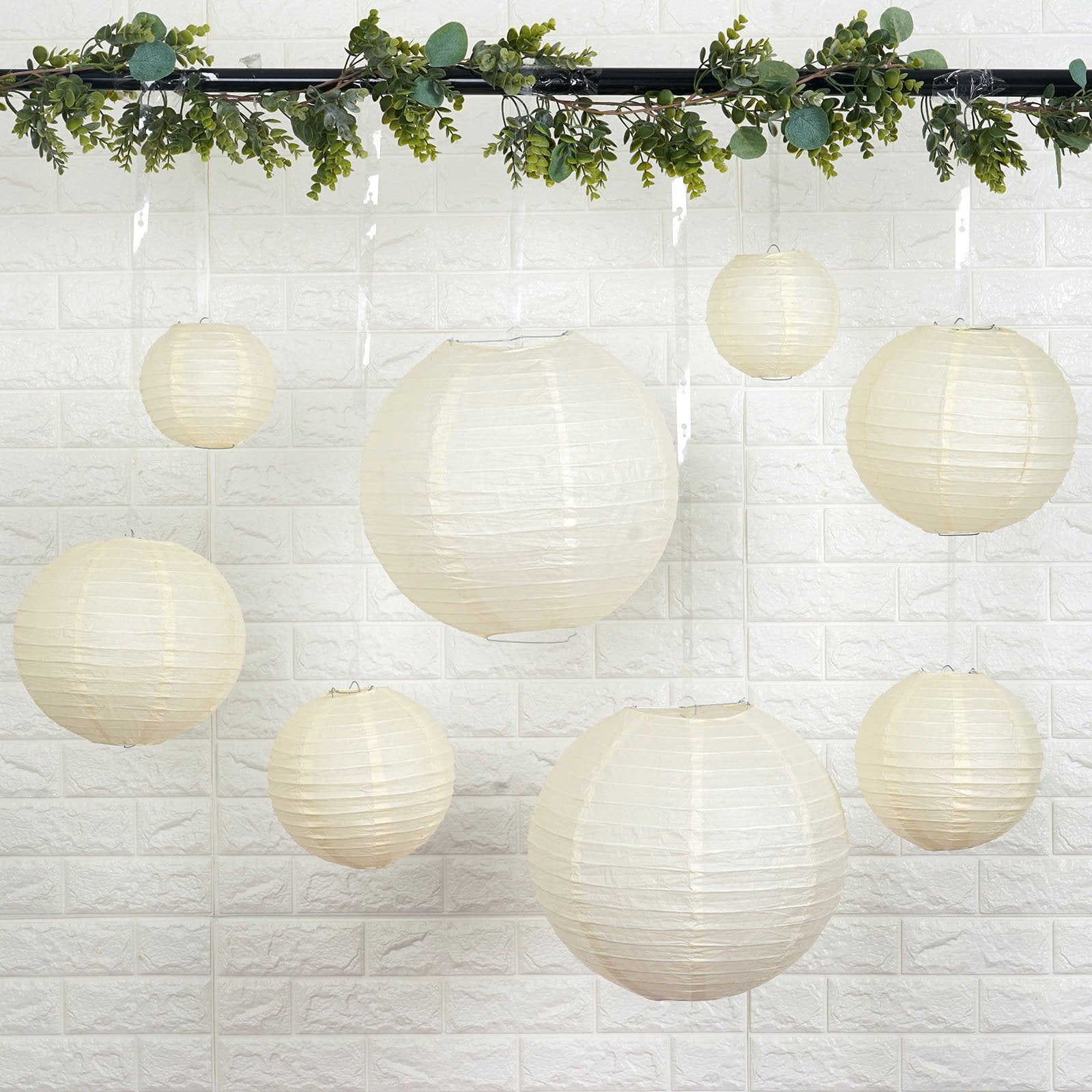 Hanging Paper Lanterns Assorted Sizes | eHomemart