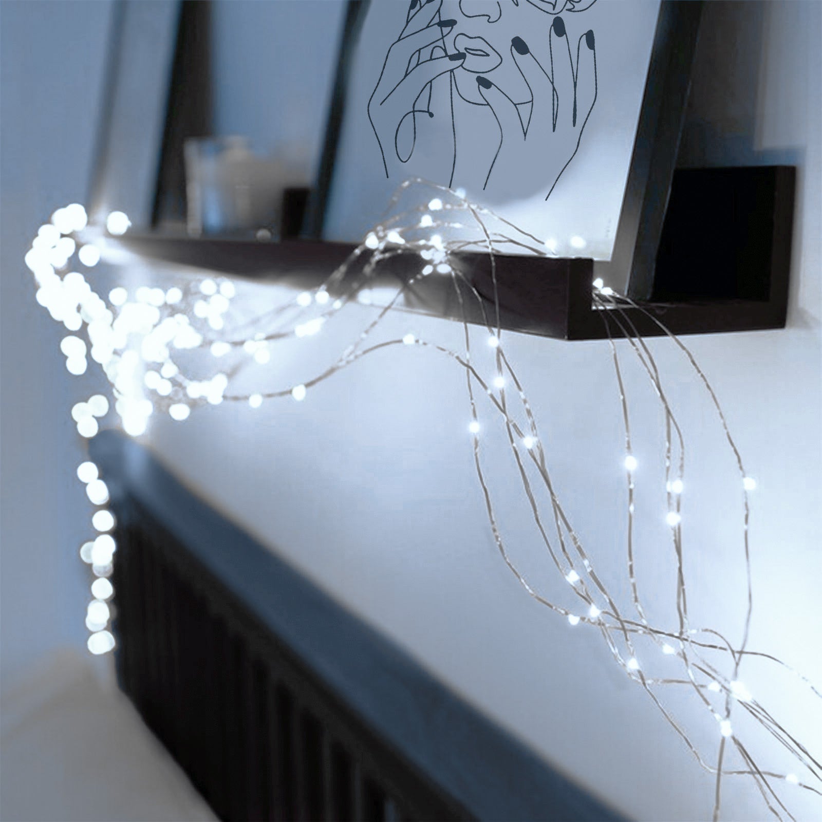 Waterfall Lights: 10 Copper Strands, Battery Operated – eHomemart