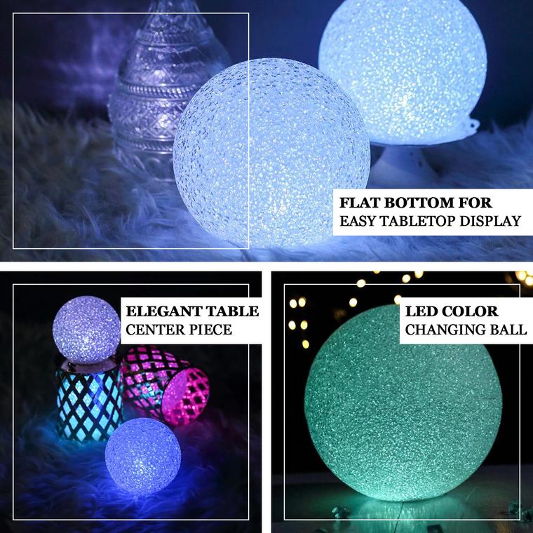 LED Centerpiece Ball Light - Battery Operated LED Orb – eHomemart