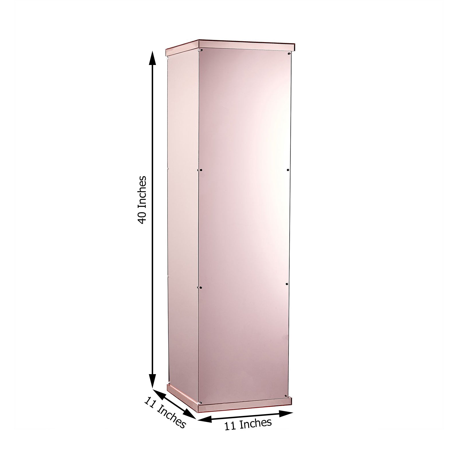 Floor Standing Acrylic Pedestal Riser Display Box with Interchangeable ...