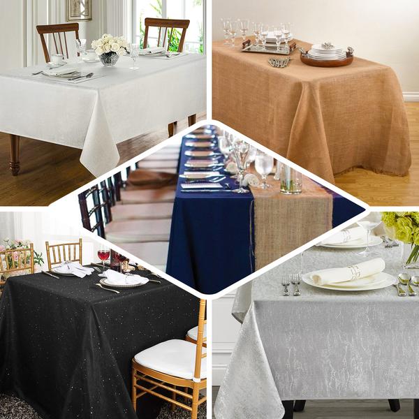 Seamless Textured Rectangular Tablecloth - 90"x132" – eHomemart