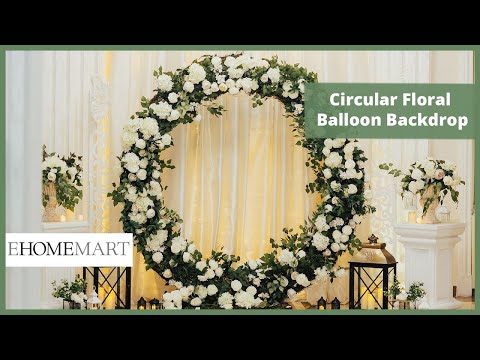 Rustic Natural Brown Wood Arch Photo Backdrop Stand - 8ft – eHomemart